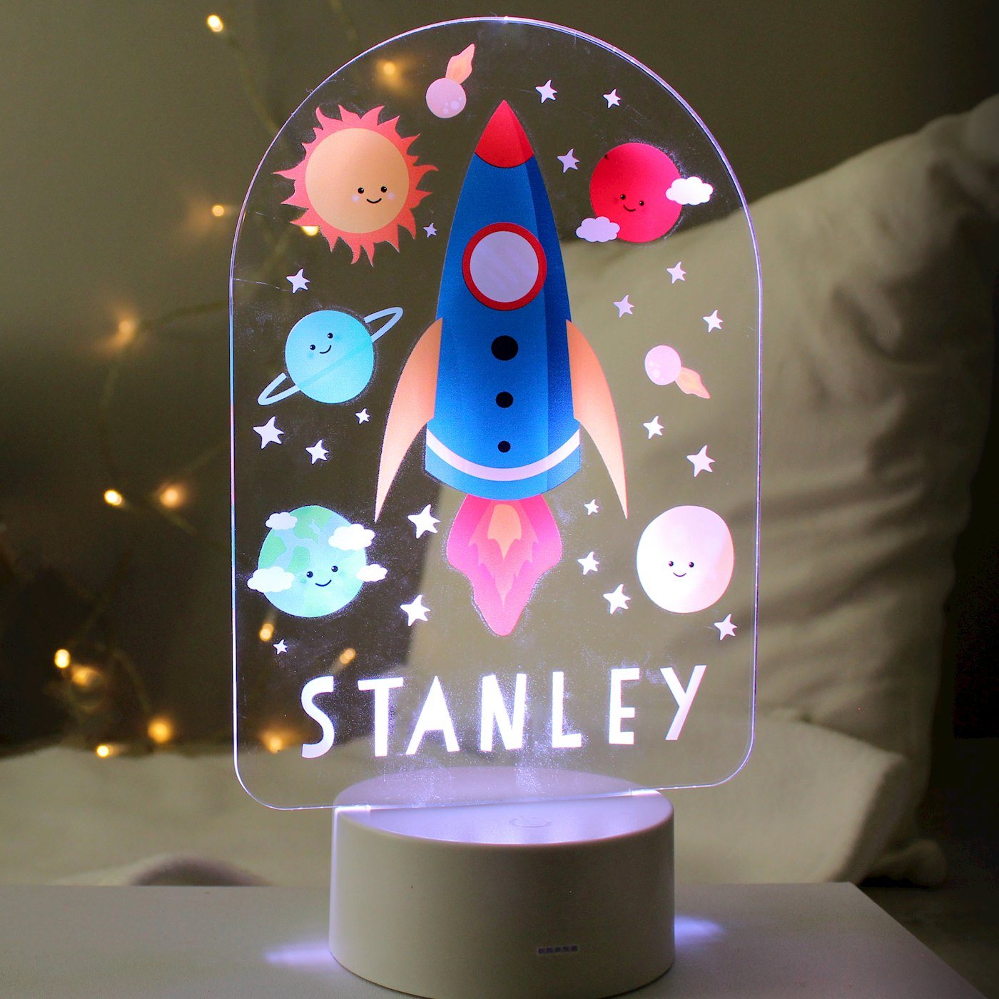 Rocket bedside lamp store